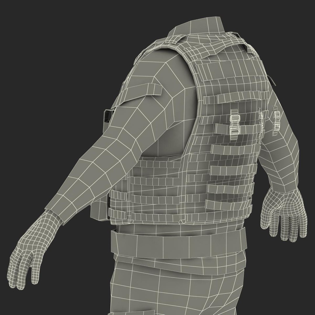 sas soldier clothes 3 c4d
