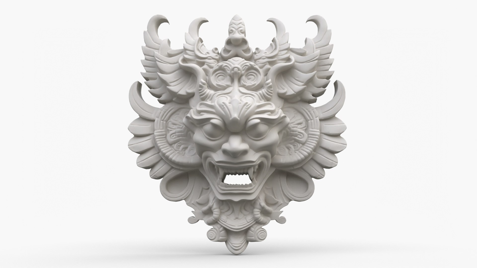 3D Collection 8 Balinese Demonic Reliefs Model - TurboSquid 2207467
