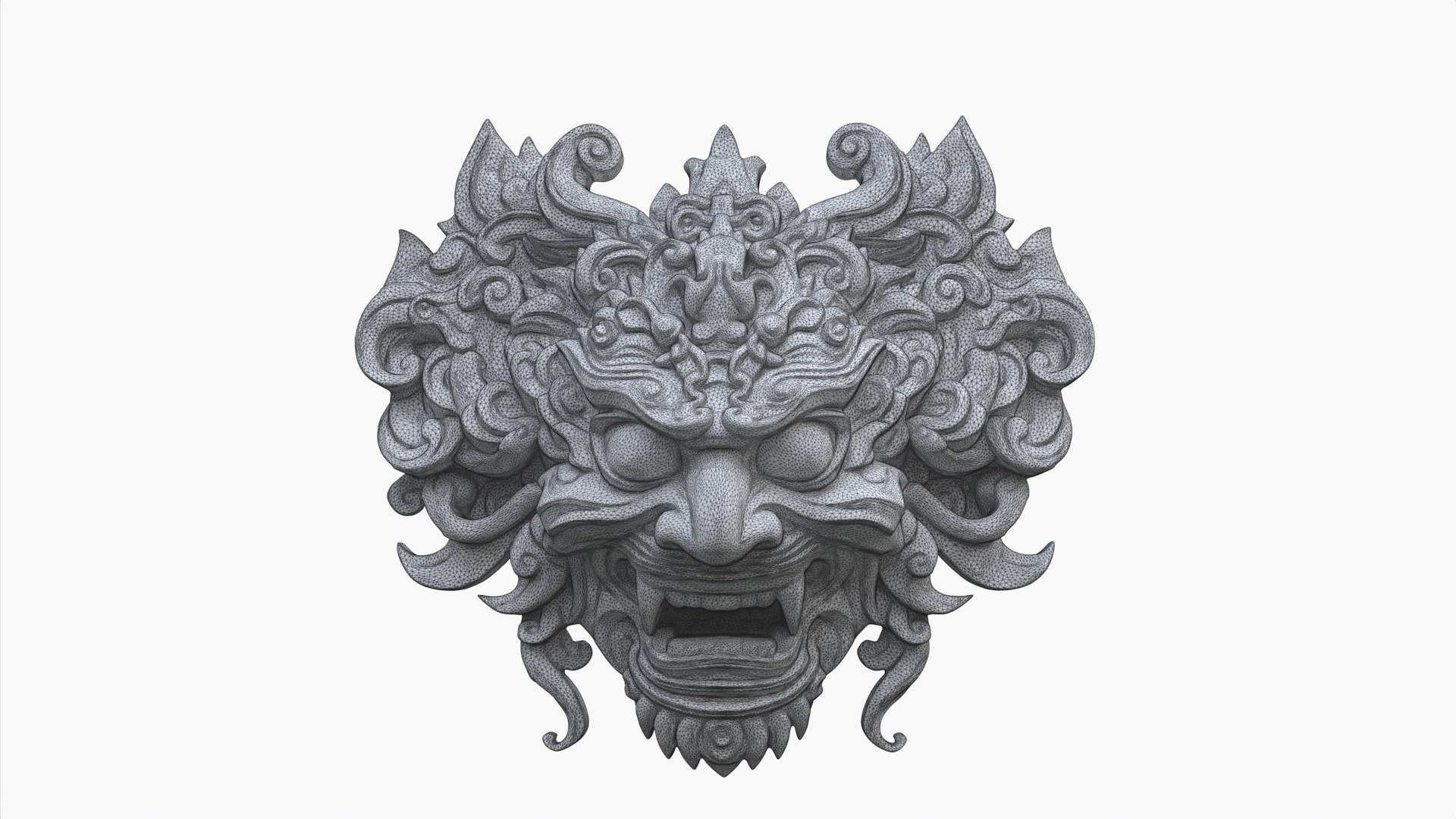 3D Collection 8 Balinese Demonic Reliefs Model - TurboSquid 2207467