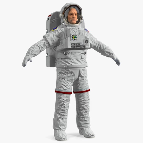 modelo 3d Astronauta con unidad de movilidad extravehicular con casco ...