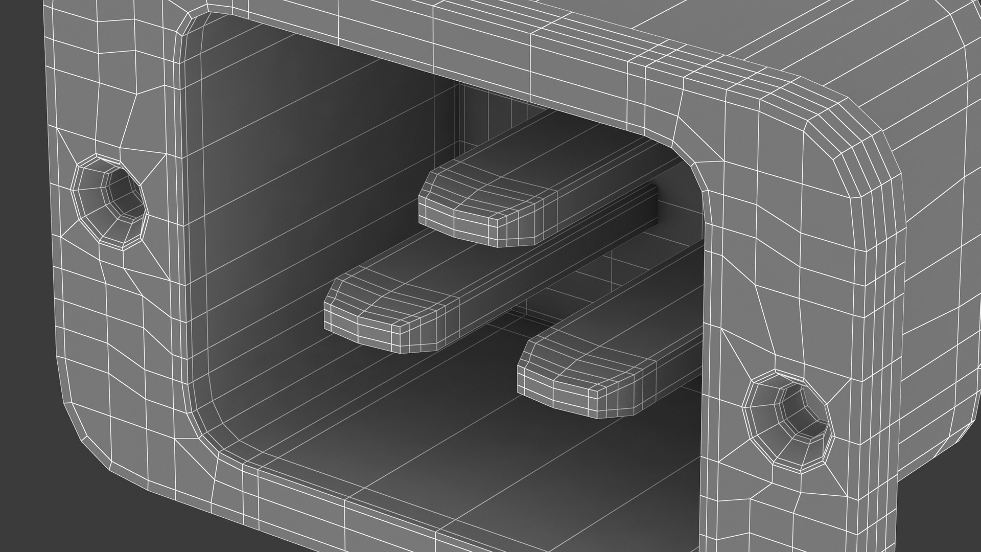 3D Iec 320 C2 - TurboSquid 1642946