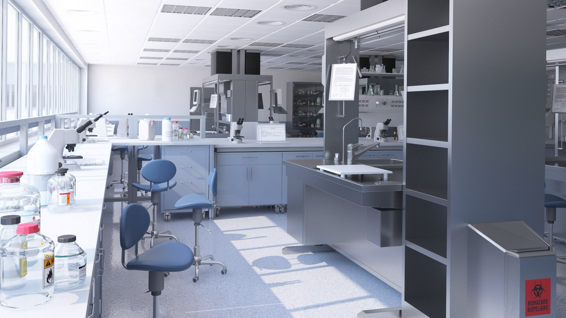 Pathology Laboratory 1 3D - TurboSquid 2012196