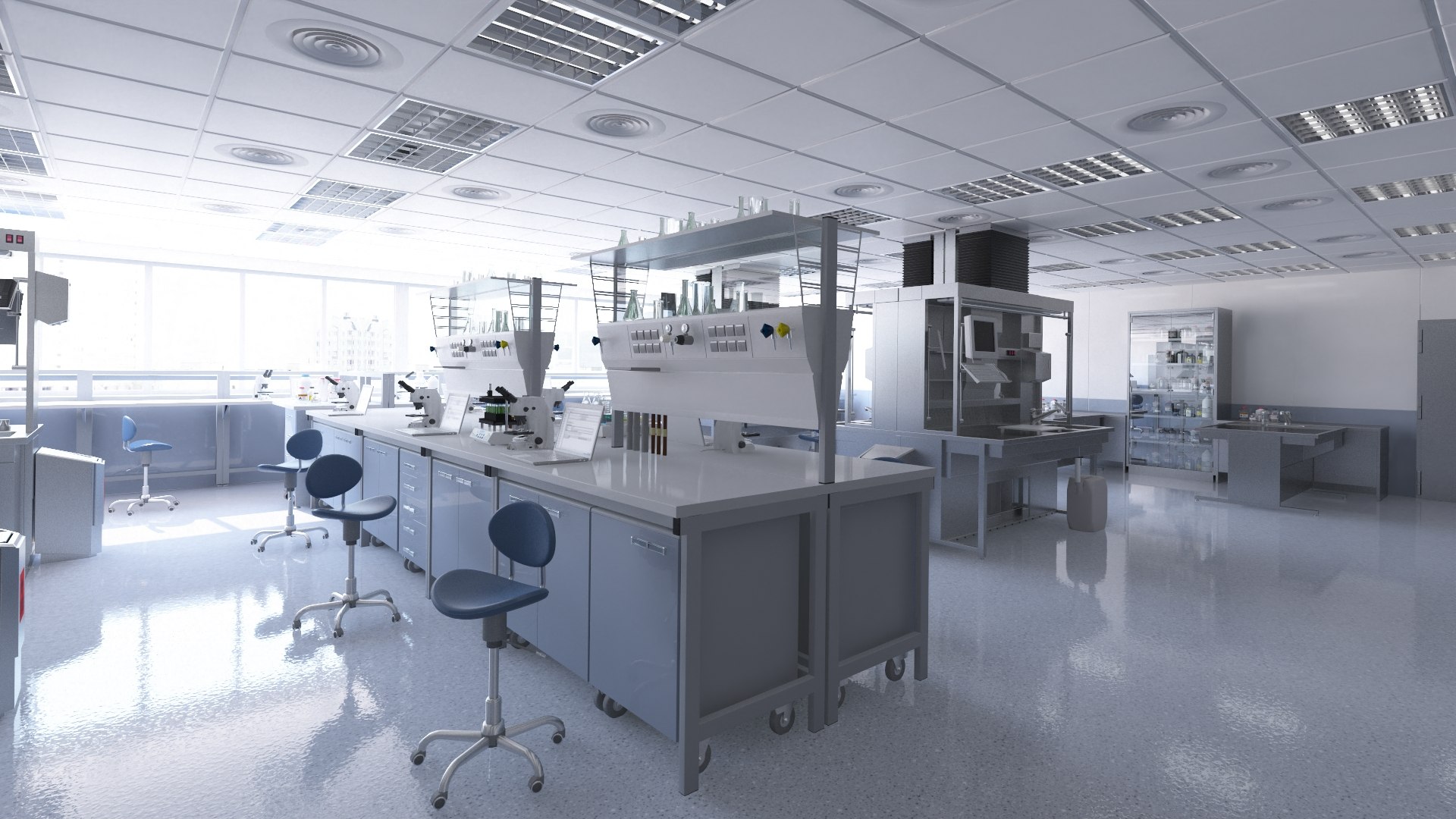 Pathology Laboratory 1 3D - TurboSquid 2012196