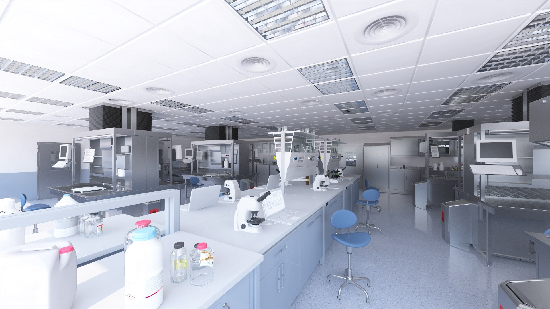 Pathology Laboratory 1 3D - TurboSquid 2012196