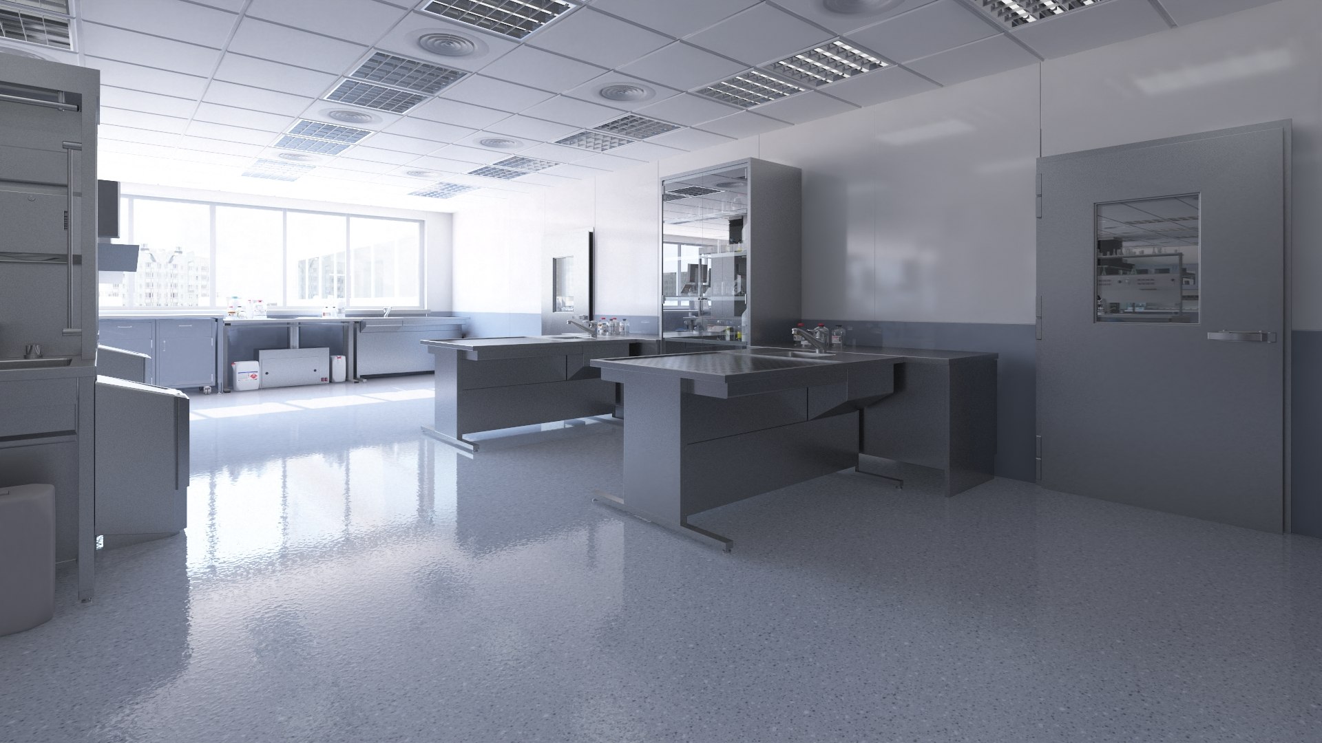 Pathology Laboratory 1 3D - TurboSquid 2012196