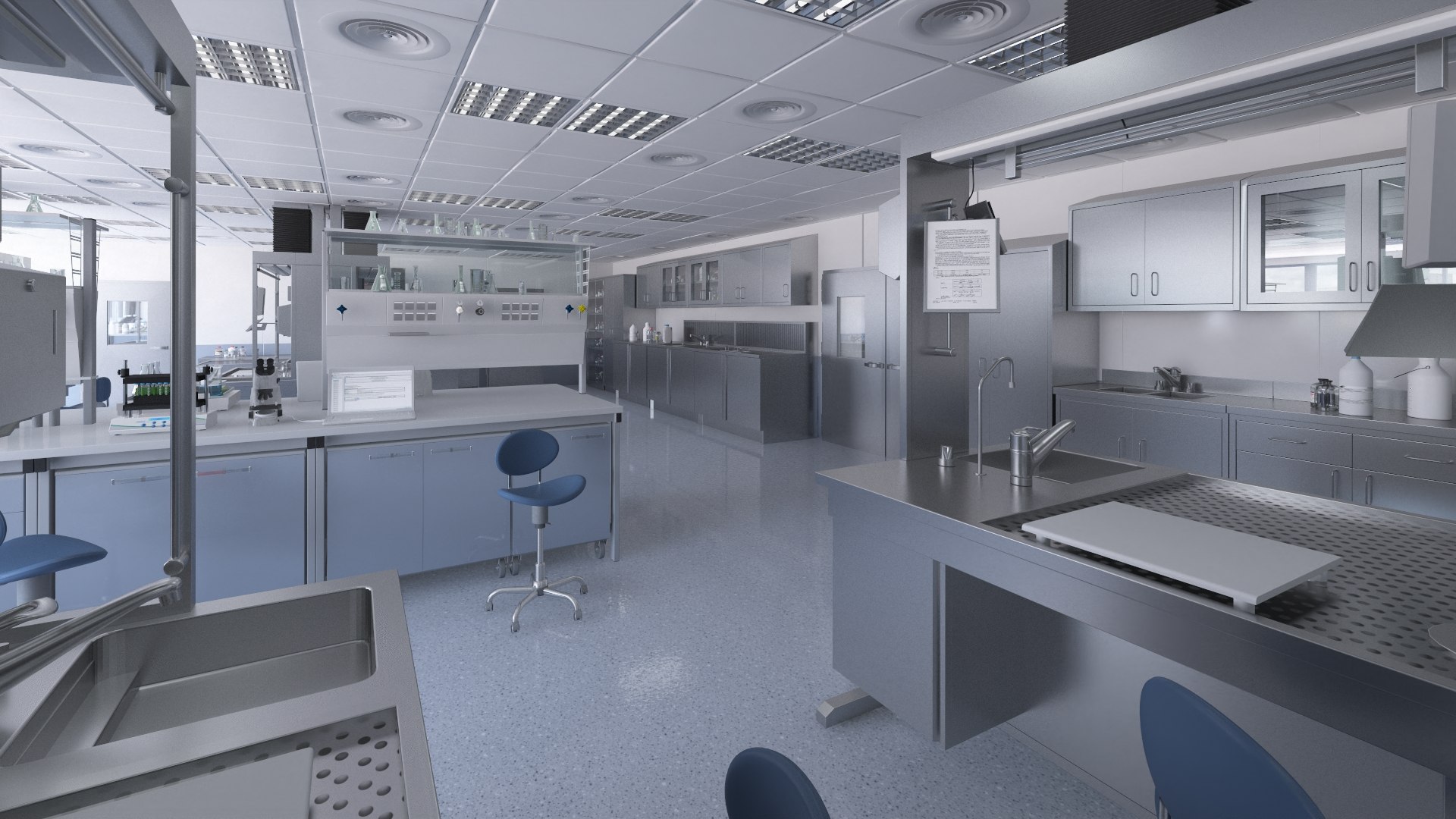 Pathology Laboratory 1 3D - TurboSquid 2012196