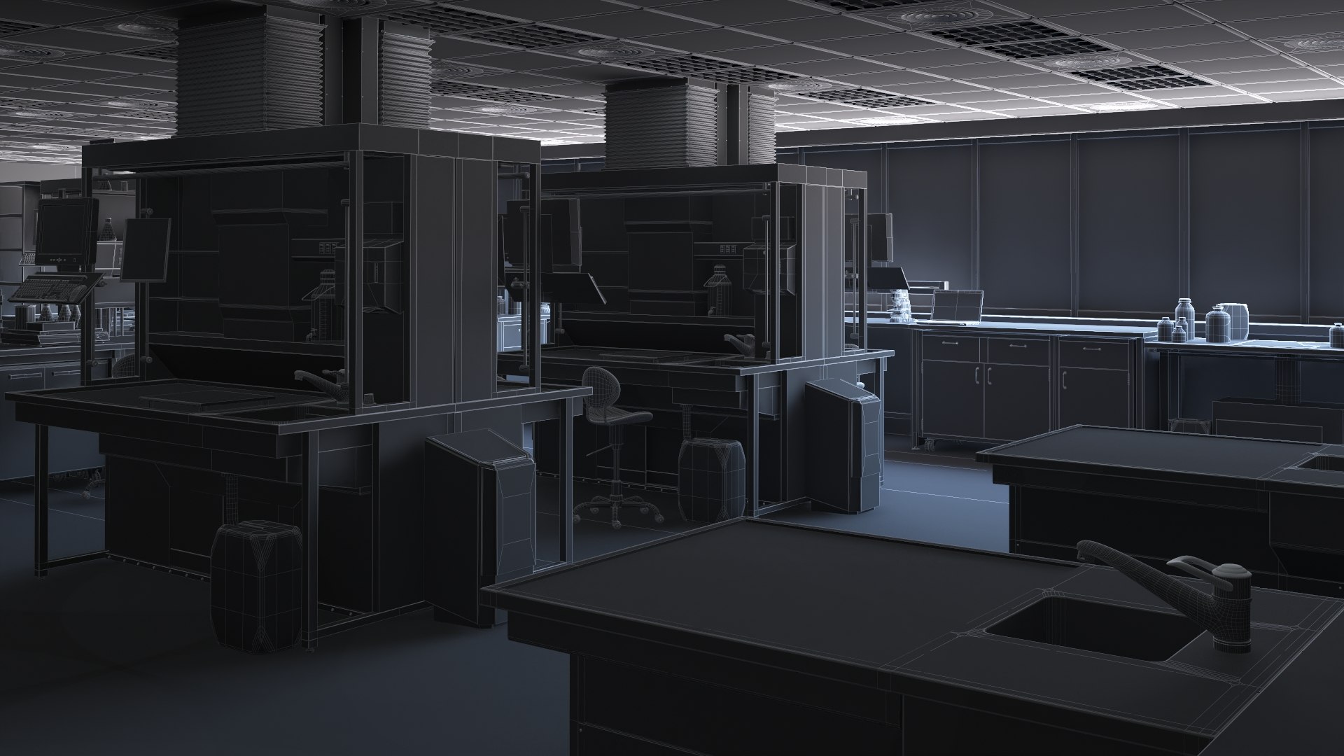 Pathology Laboratory 1 3D - TurboSquid 2012196