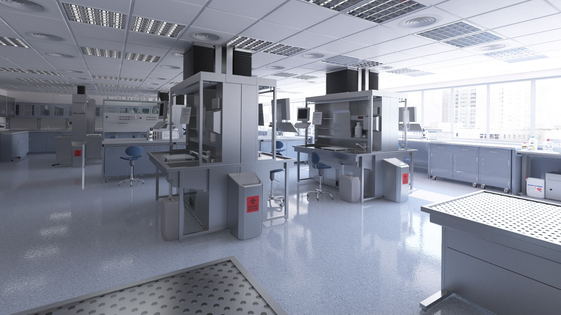 Pathology Laboratory 1 3D - TurboSquid 2012196