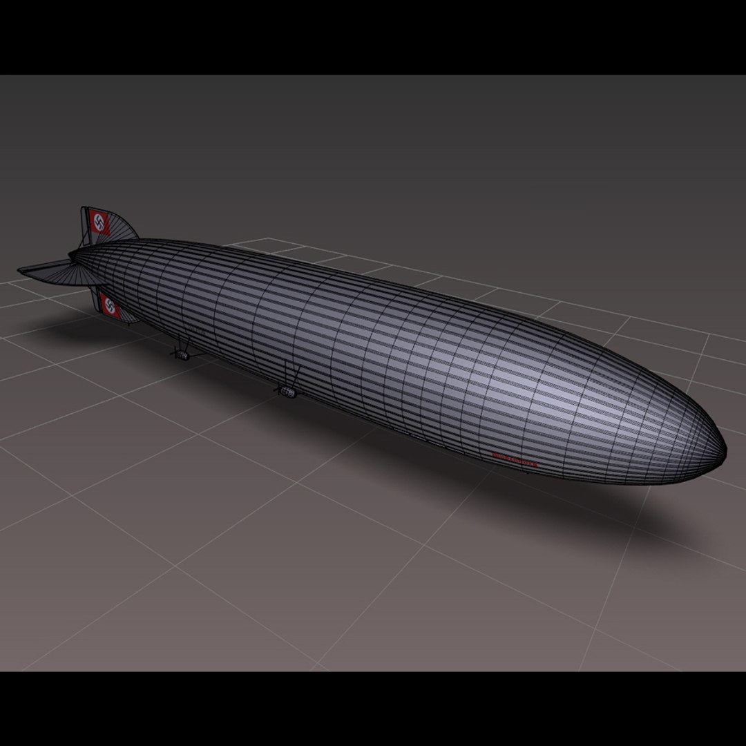 3d model hindenburg