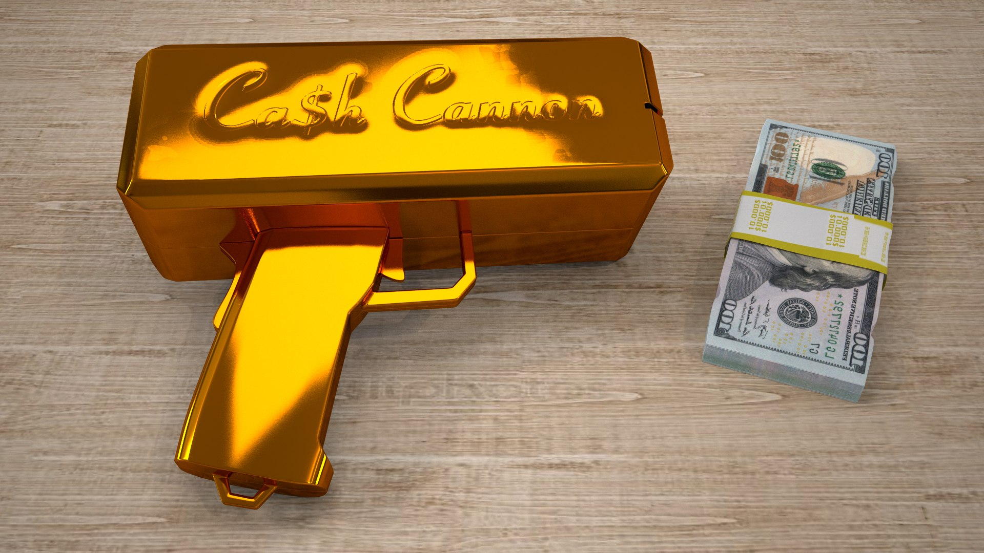 Cash Cannon 3D - TurboSquid 1498076