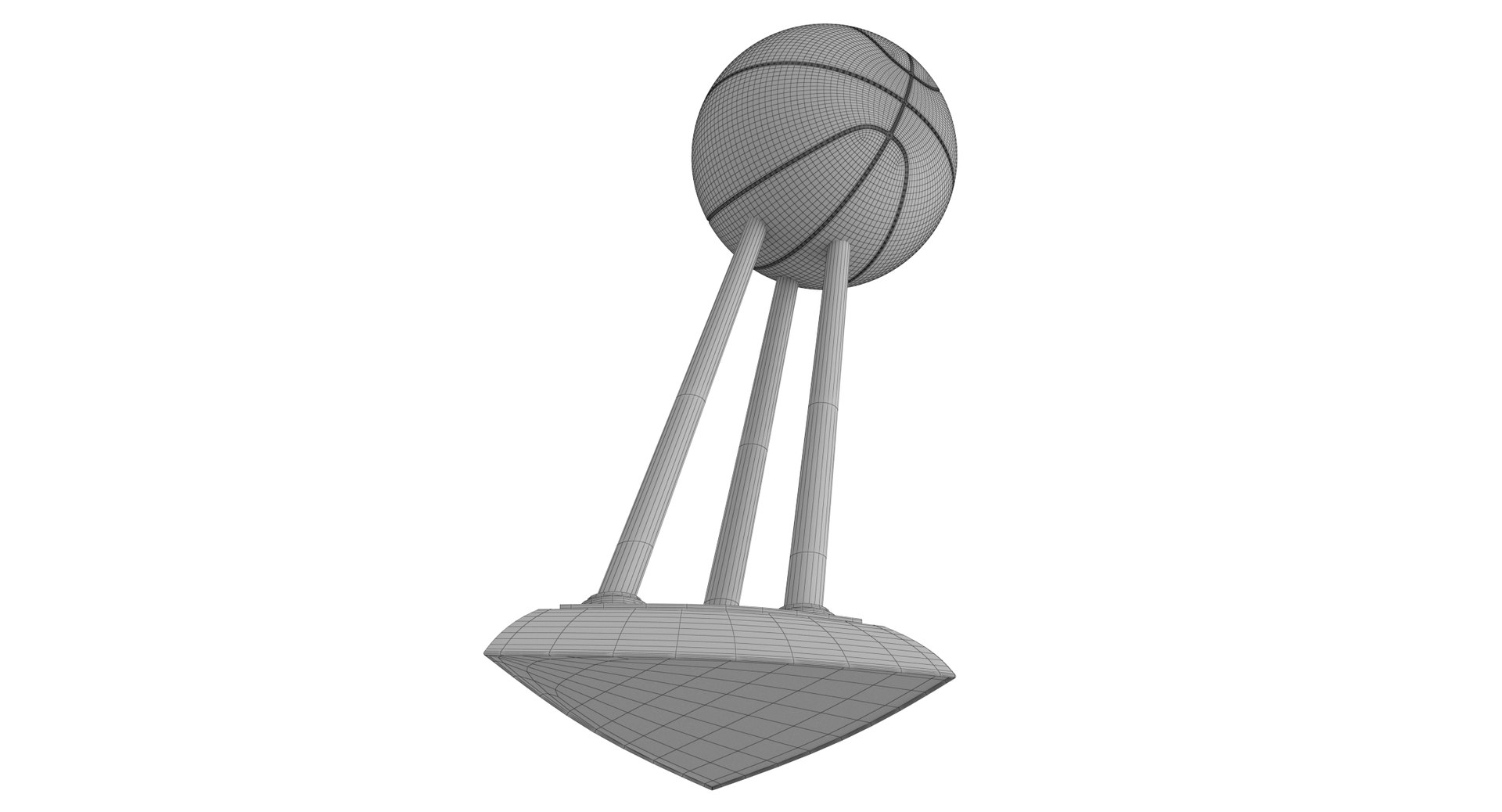 3D Basketball Trophy - TurboSquid 2193031