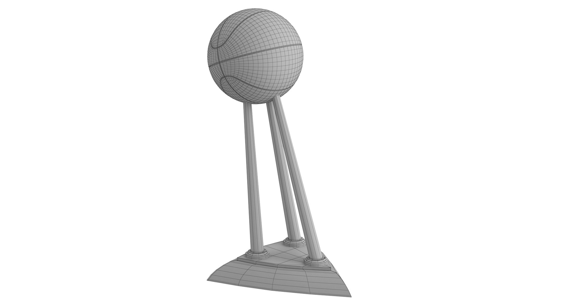 3D Basketball Trophy - TurboSquid 2193031