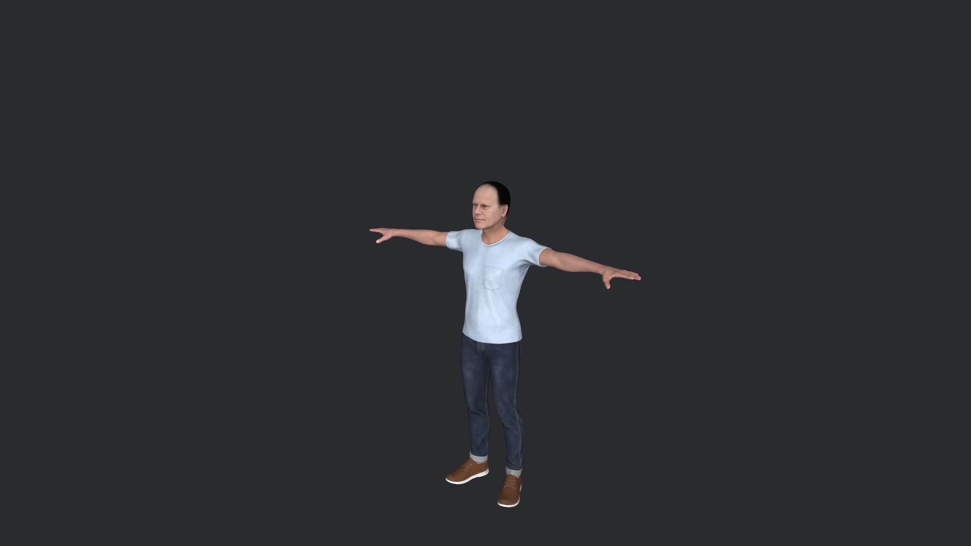 3D Gerald Ford Hyper Realistic Full Body Fully Rigged 3D Character ...