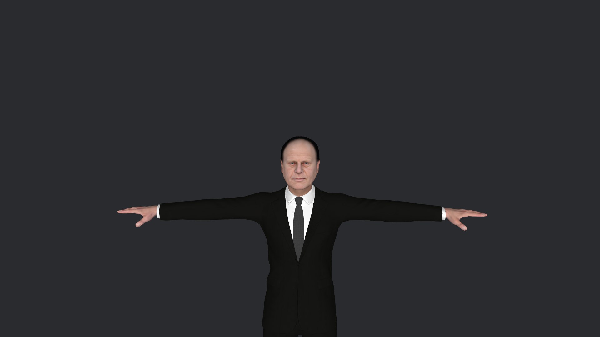3D Gerald Ford Hyper Realistic Full Body Fully Rigged 3D Character ...