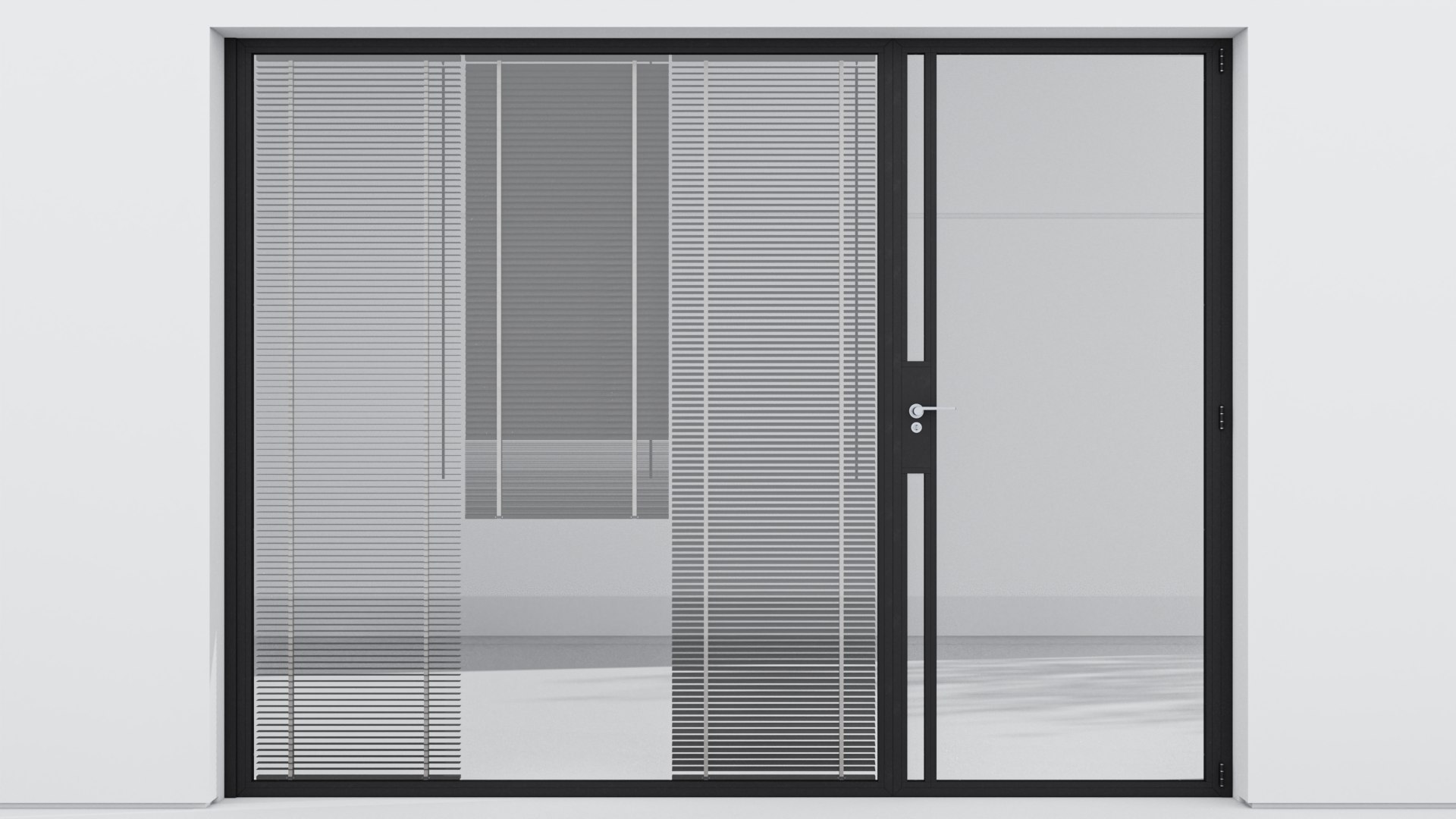 Aluminium Door 22 3D Model - TurboSquid 2007651