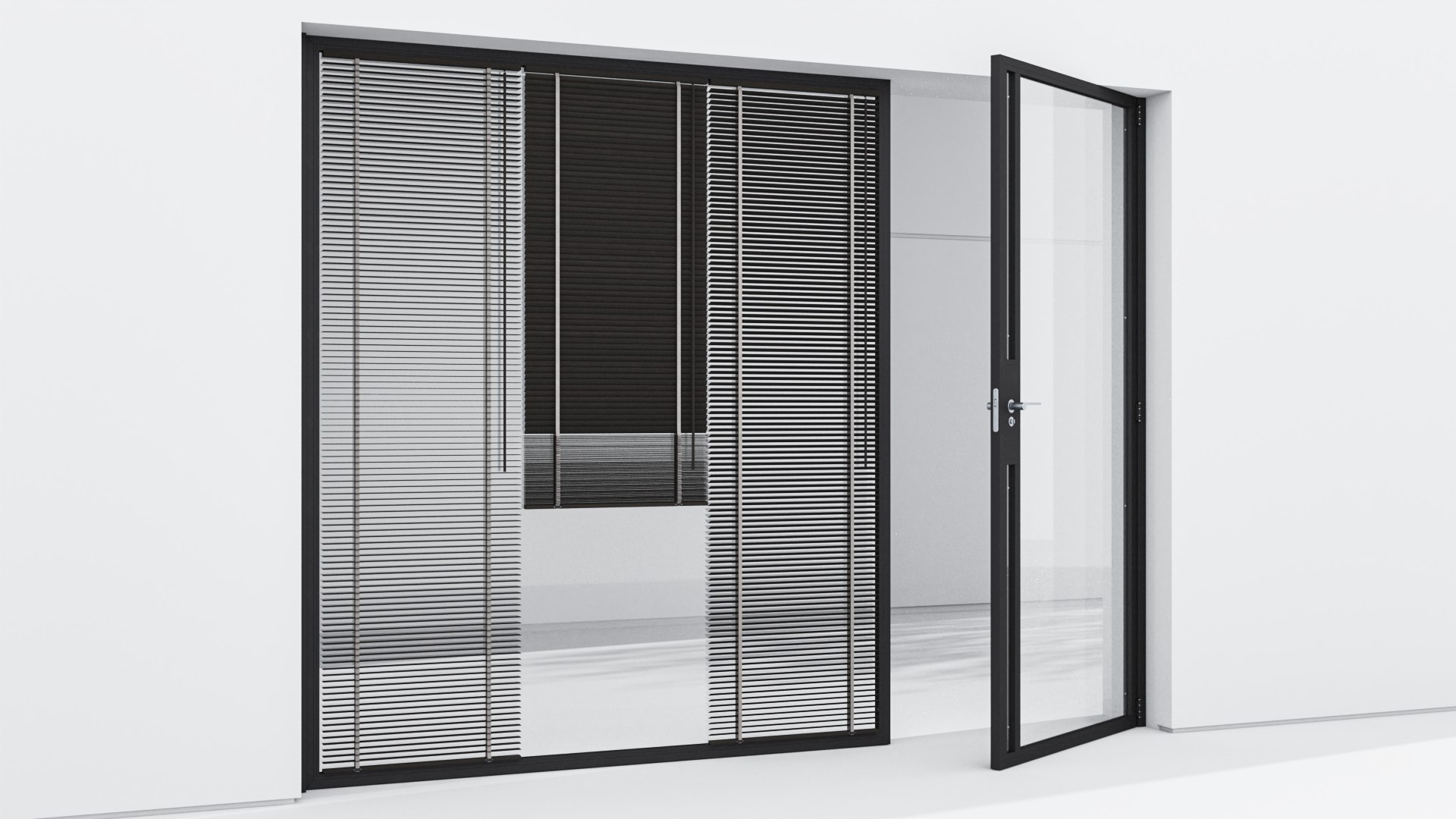 Aluminium Door 22 3D Model - TurboSquid 2007651