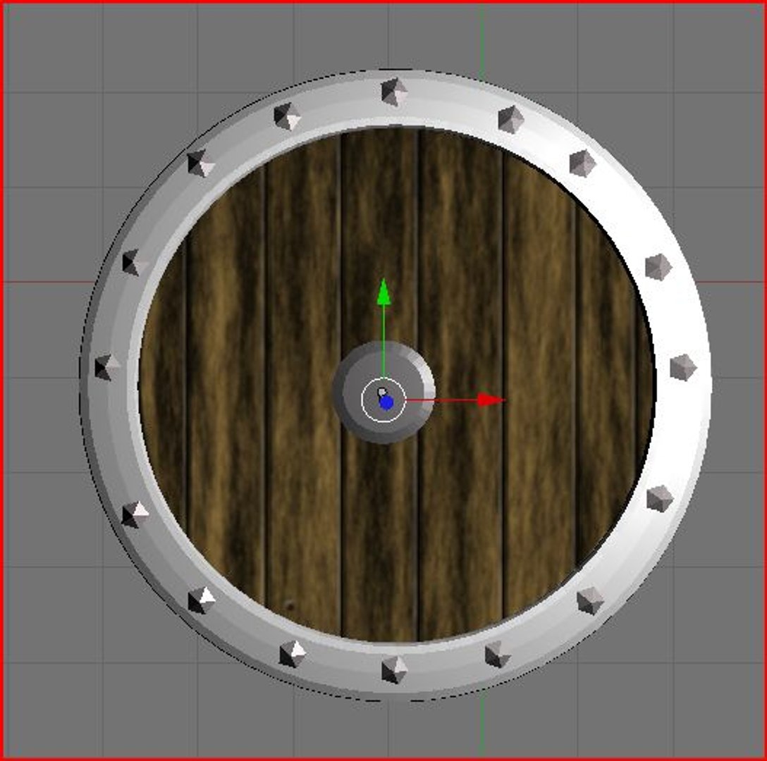 3d Shield Rpg Decoration Model