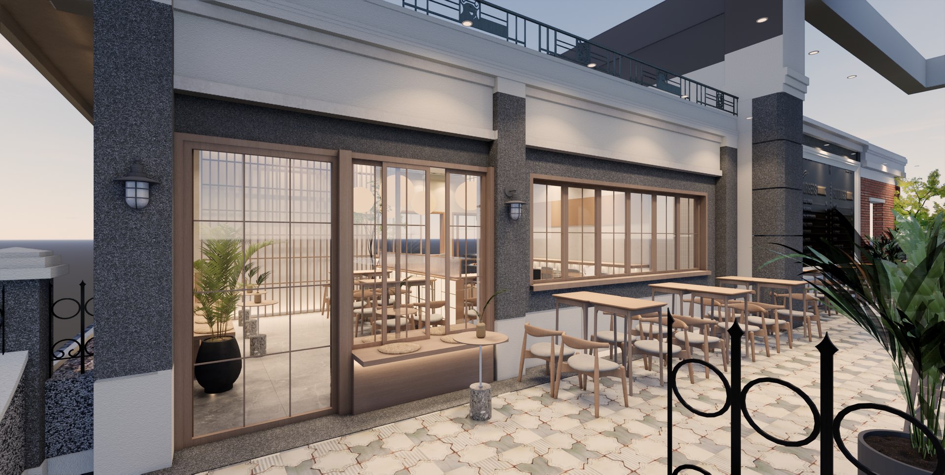 3D model Hong Kong style canteens restaurants model-A2 - TurboSquid 2031873