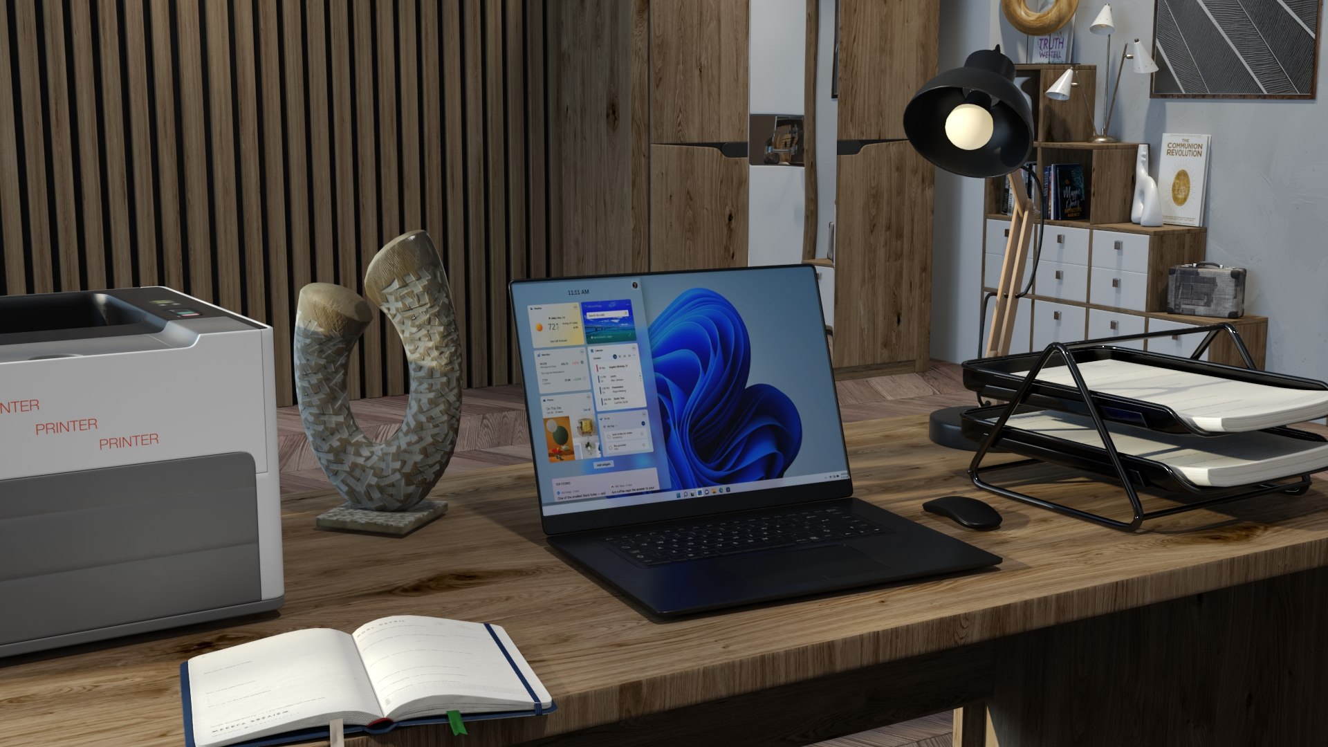 3D Modern Office Room Model - TurboSquid 2396291