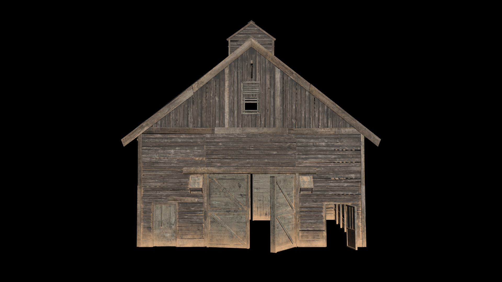 3D Medieval Barn Model - TurboSquid 2250865