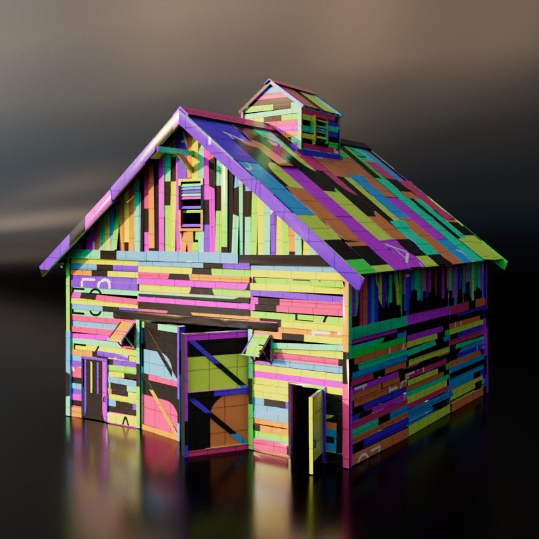 3D Medieval Barn Model - TurboSquid 2250865