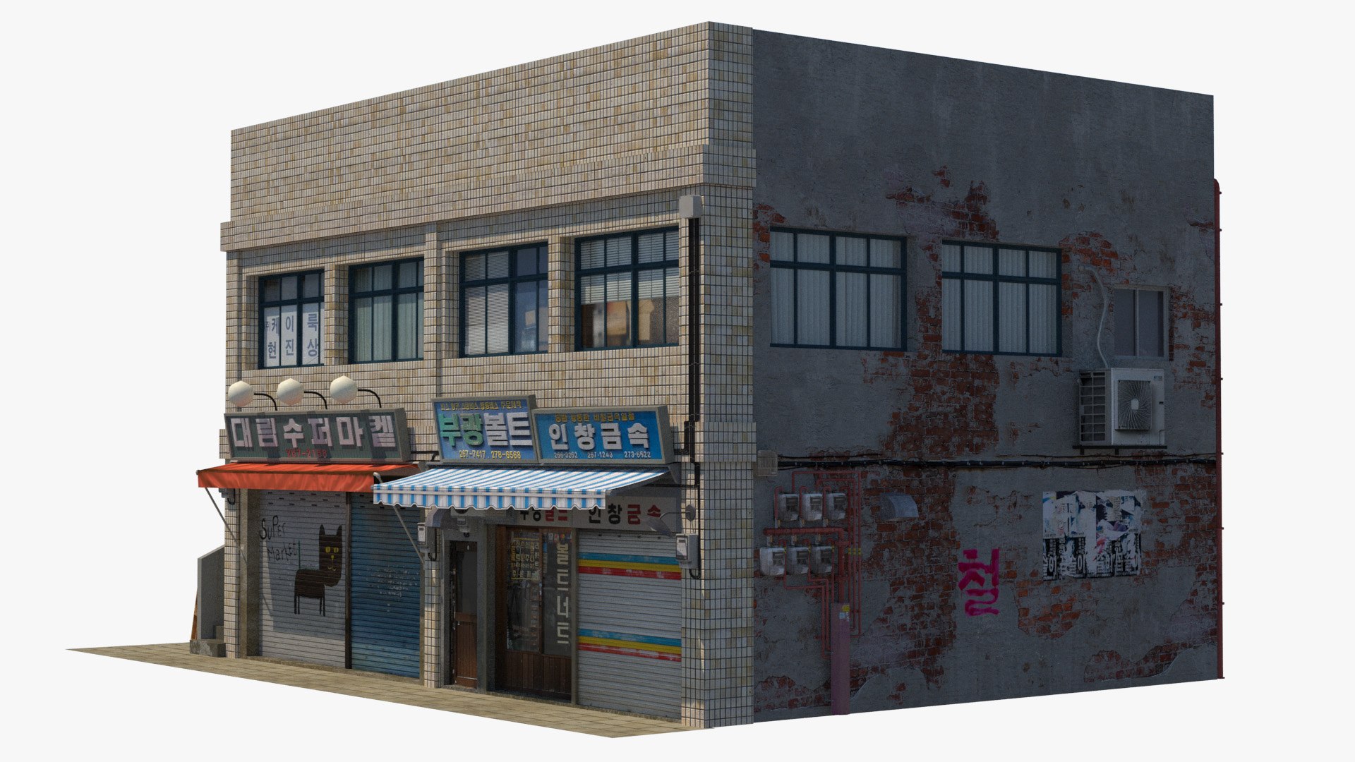 3D Korean Building Model - TurboSquid 1868551