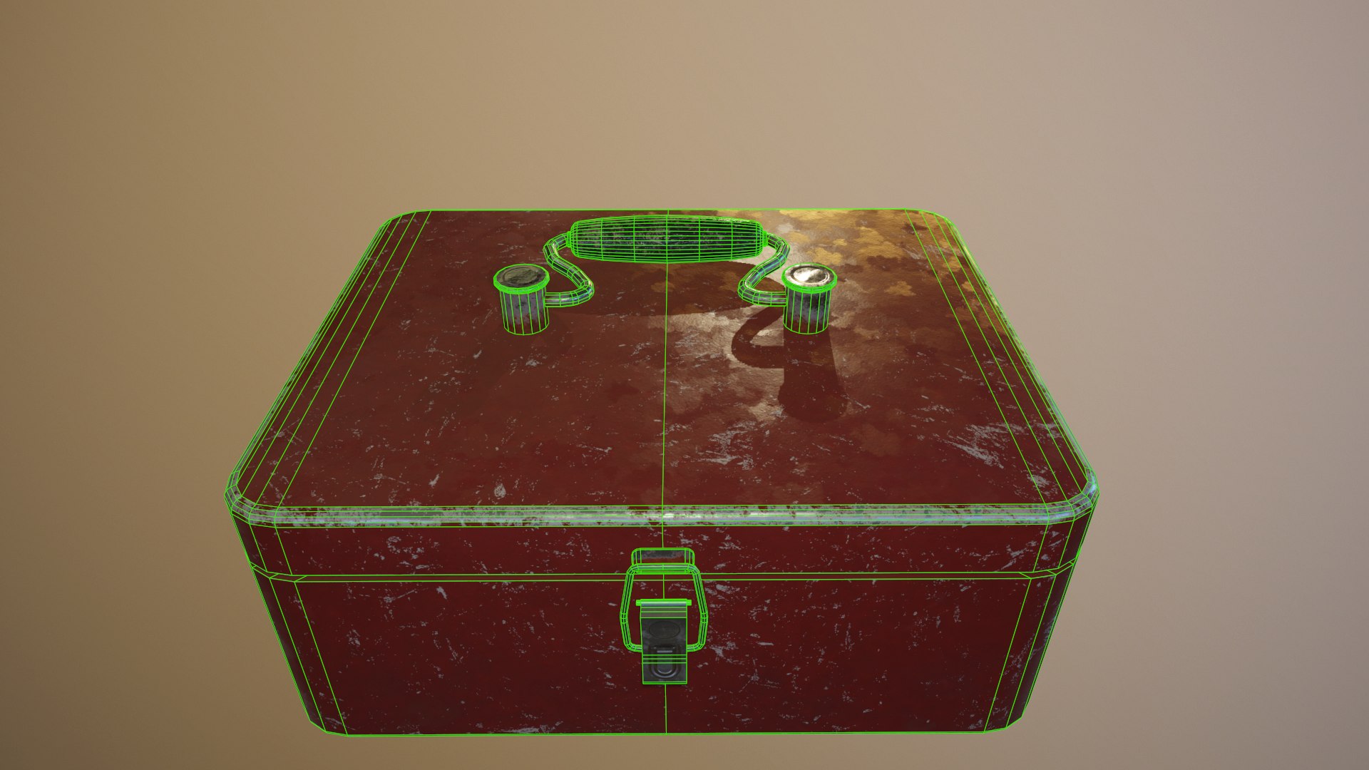 Metal Lockbox 3D Model - TurboSquid 1363688