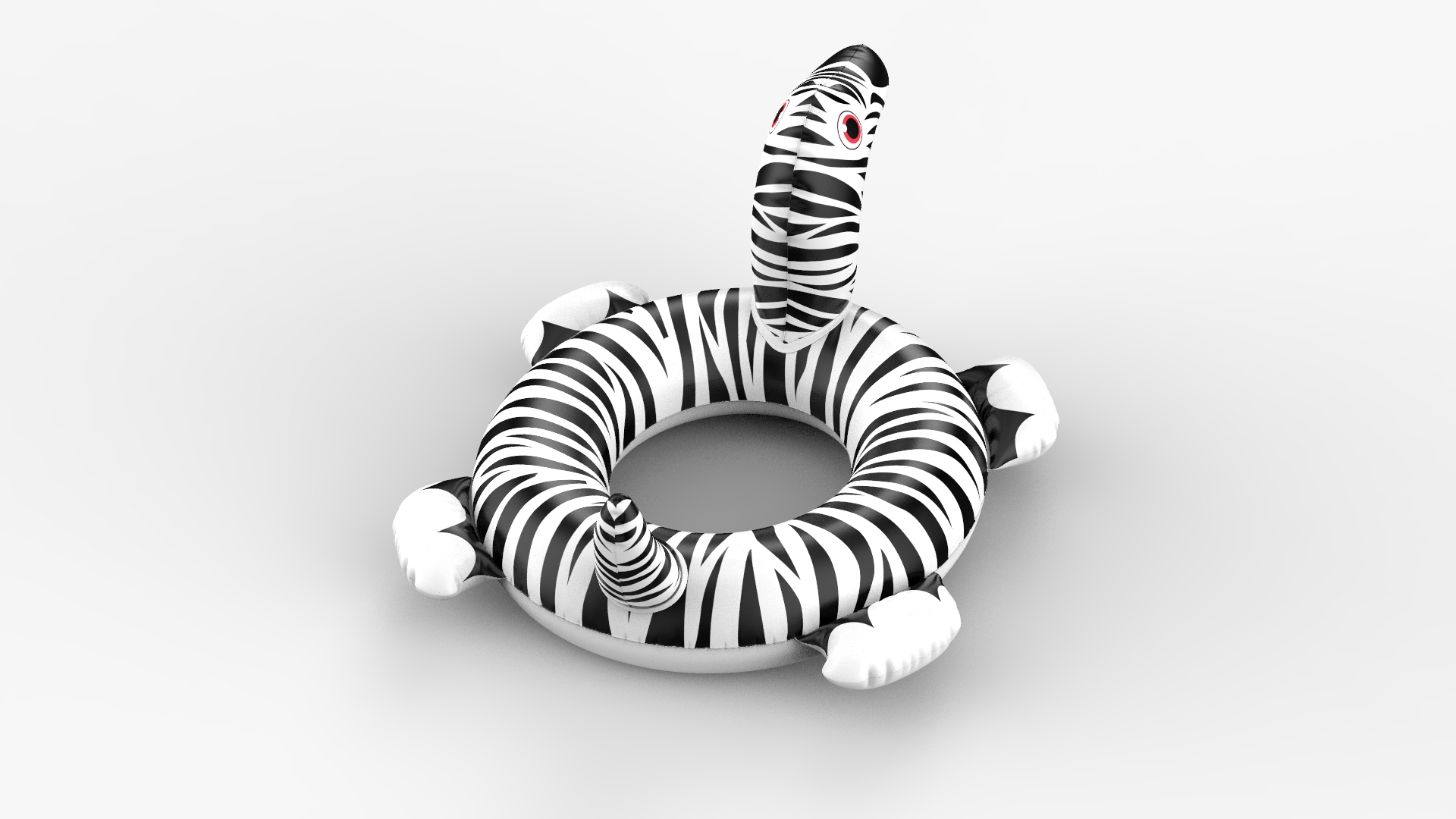 3D Inflatable Kid Zebra Pool Float Buoy Model - TurboSquid 2229856