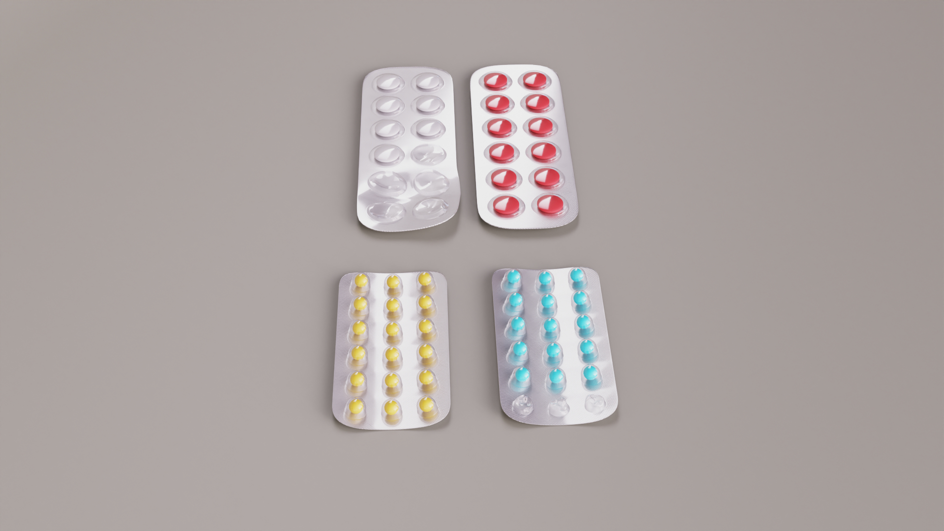 3D Medicine Strip - TurboSquid 2066877