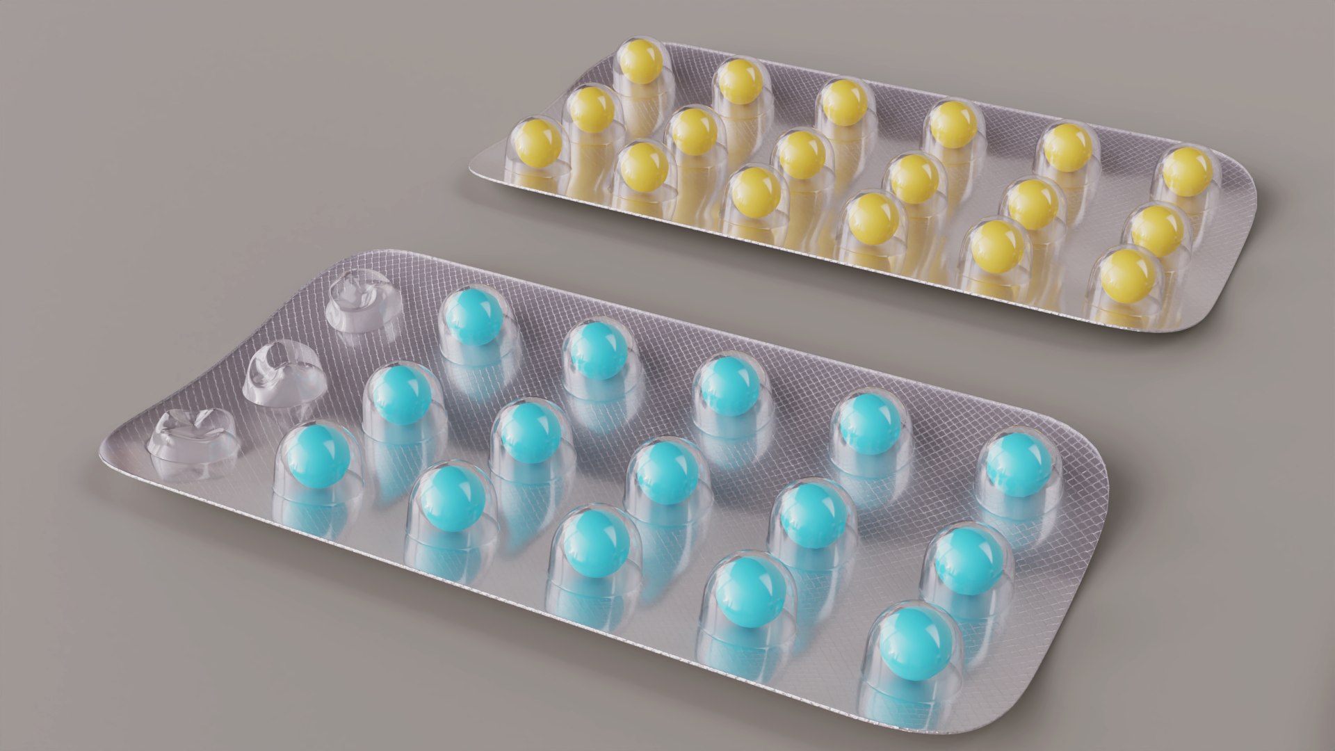 3D Medicine Strip - TurboSquid 2066877