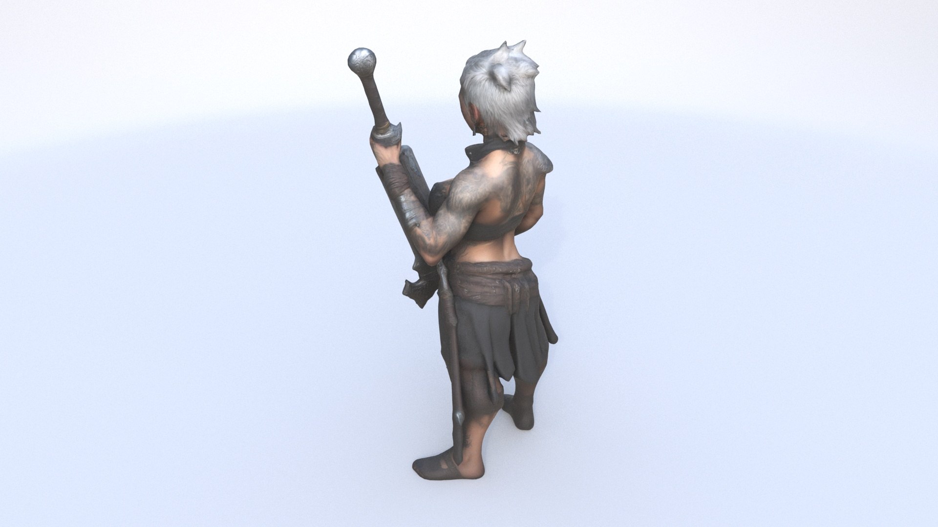 Silver Pirate Fang 3D - TurboSquid 2336815