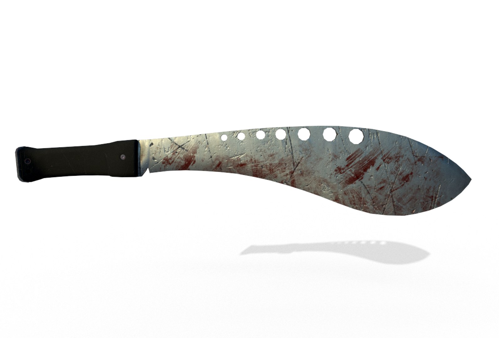3D Machete Blood Bloody - TurboSquid 1191700