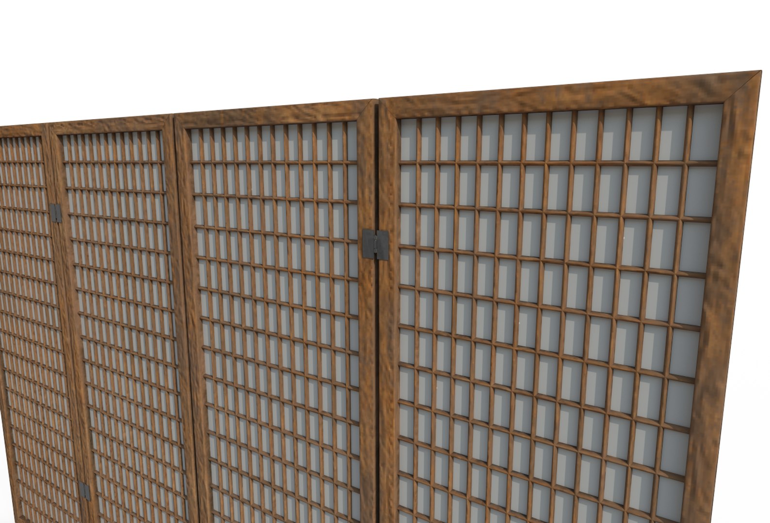 Folding Privacy Screen 3D Model - TurboSquid 1543126