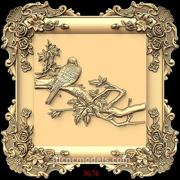 stl cnc router engraving 3d model