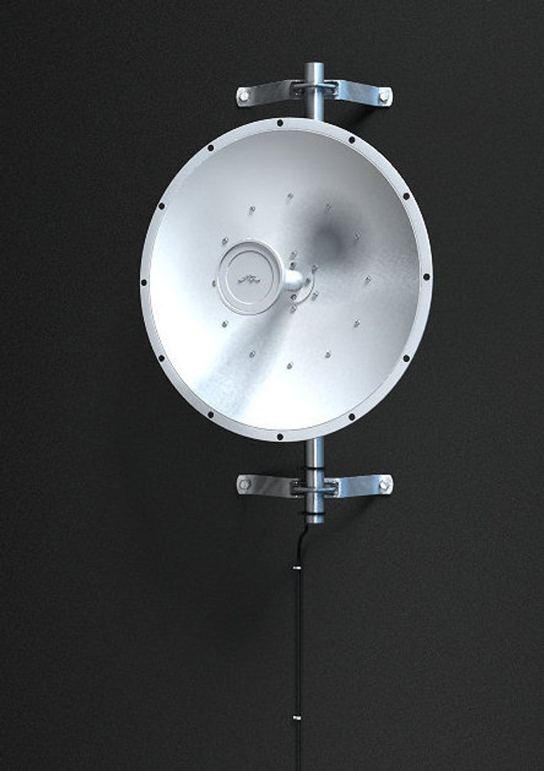 3d Ubiquiti Rocketm5 Dish Model