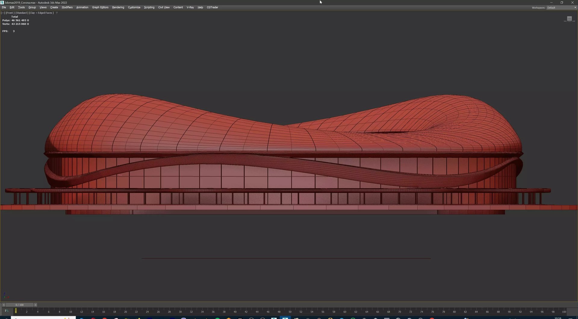 3D American Football Stadium 3d Model - Exterior Interior Props - TurboSquid 2457692