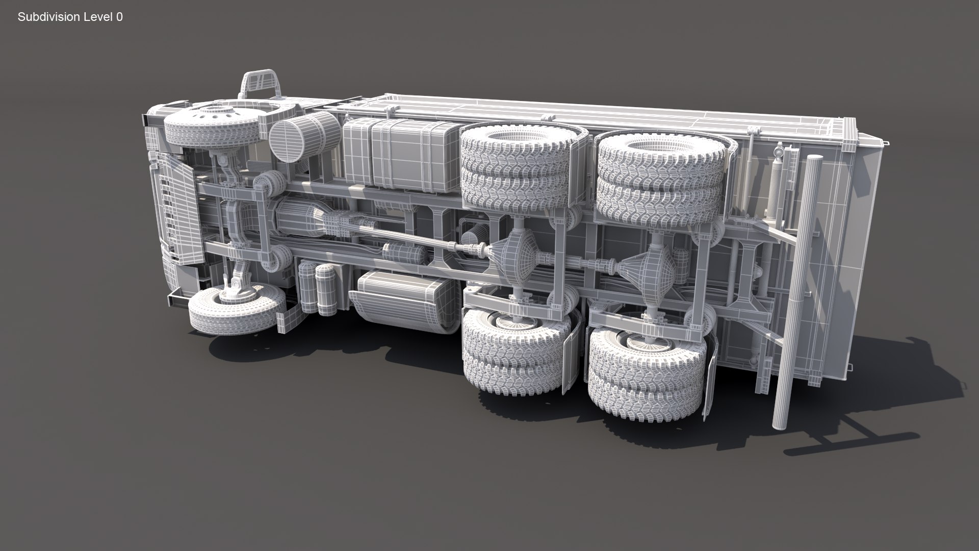 Iveco X-Way 4x4 Tipper Model - TurboSquid 1797103