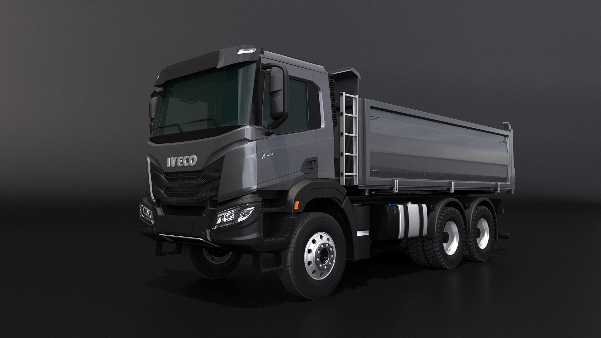 Iveco X-Way 4x4 Tipper Model - TurboSquid 1797103