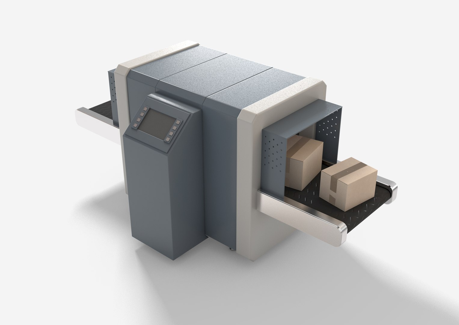 3D Model Customs Cargo Machine - TurboSquid 1626012