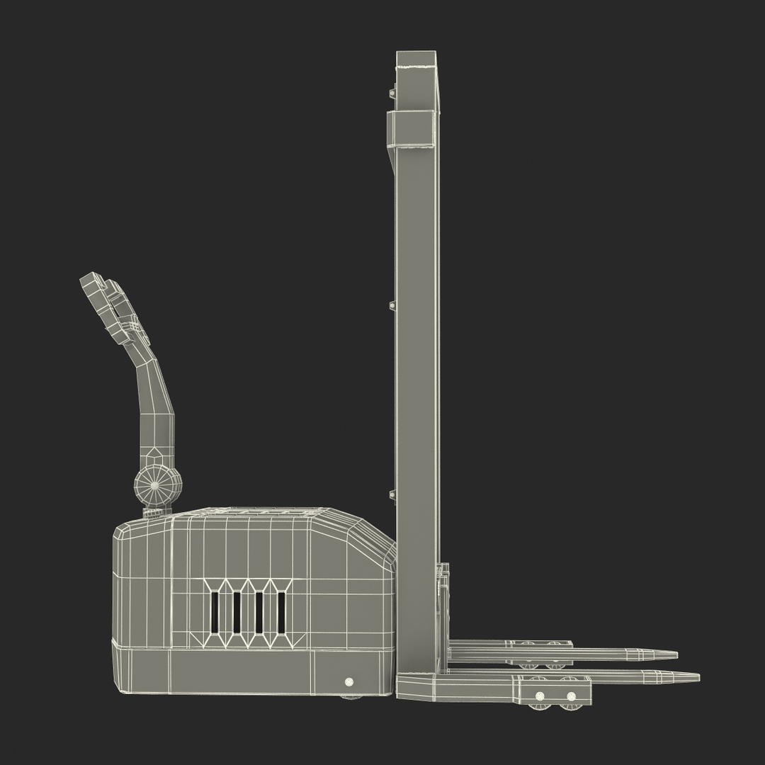 Electric Walkie Stacker Rigged Max