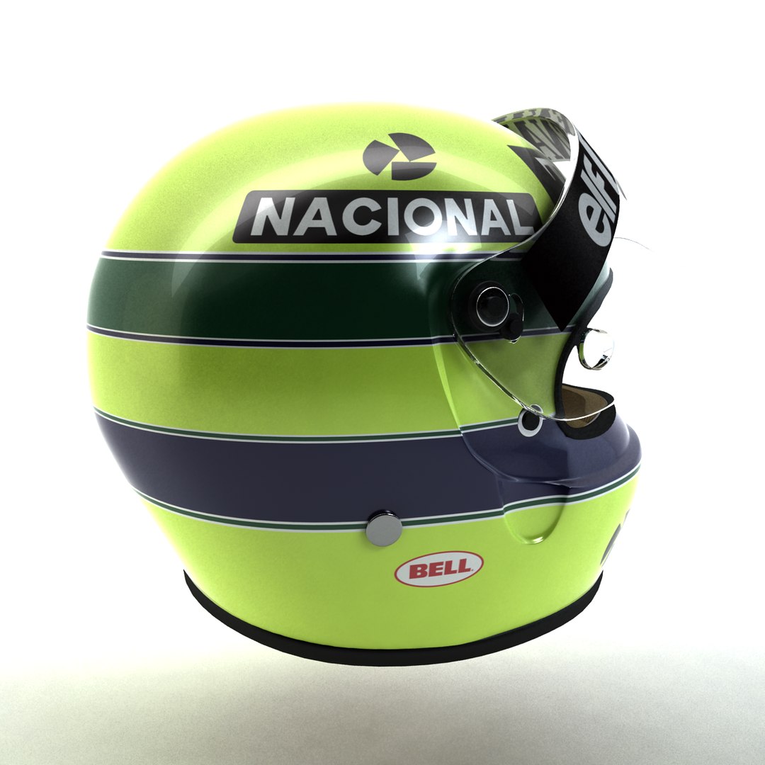Max Ayrton Senna Helmet 1986