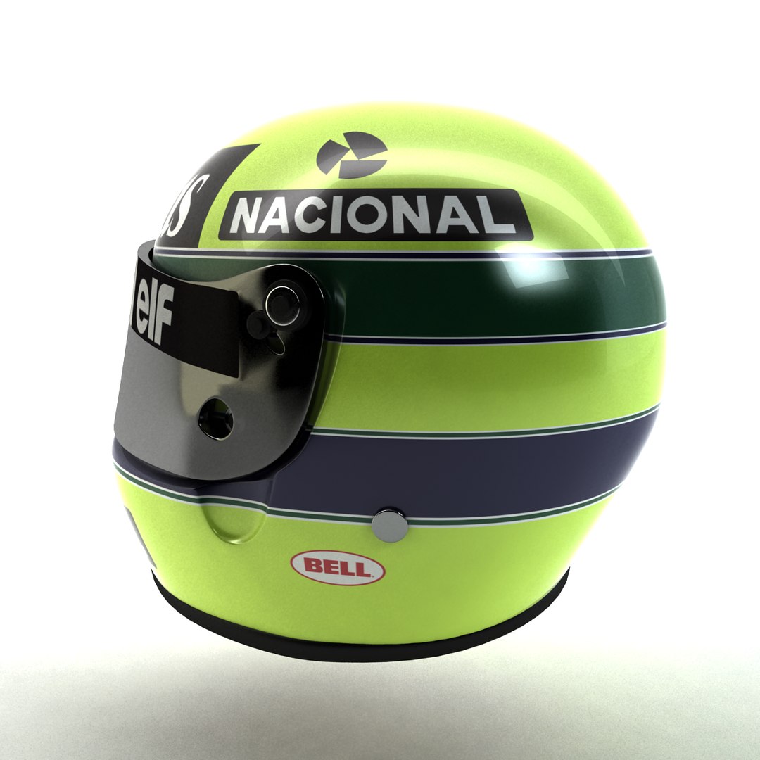 Max Ayrton Senna Helmet 1986