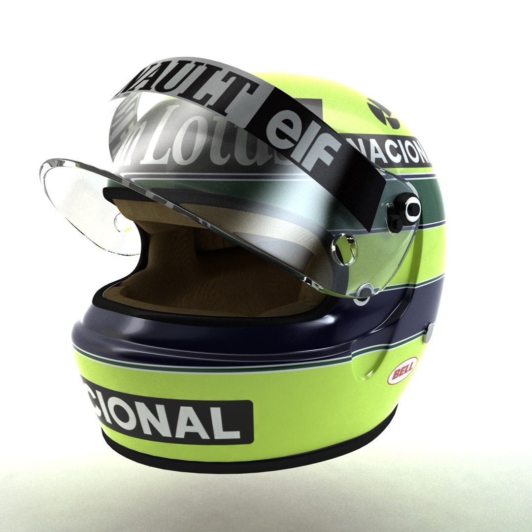 Max Ayrton Senna Helmet 1986