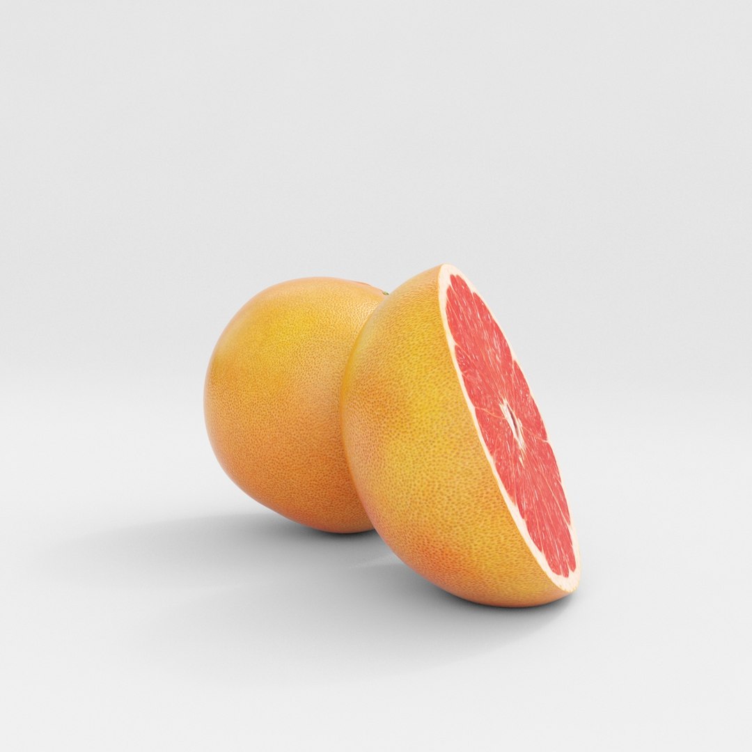 3D Grapefruit Fruit Model - TurboSquid 1552929