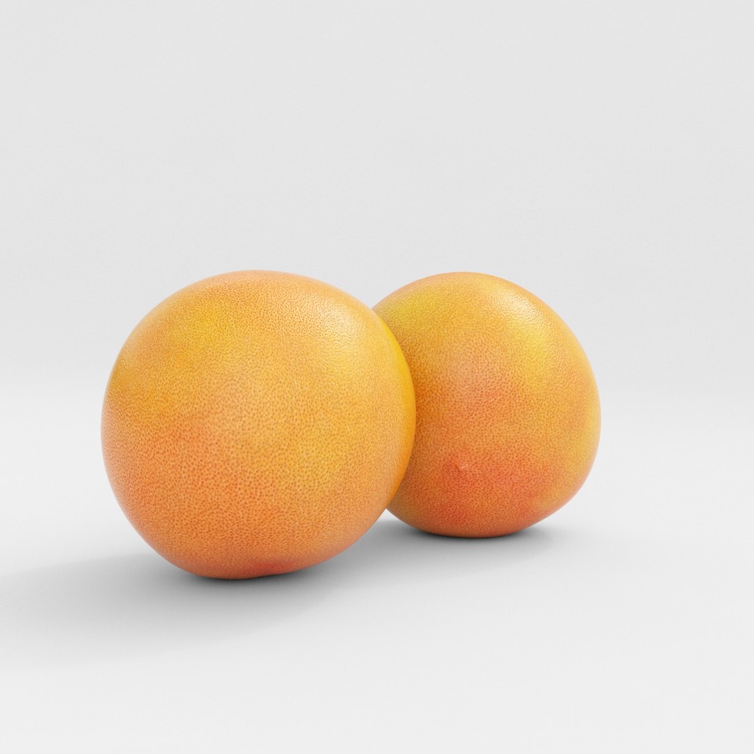 3D Grapefruit Fruit Model - TurboSquid 1552929