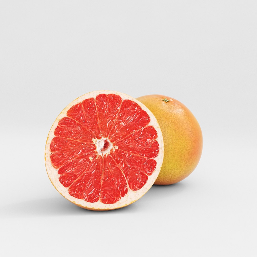 3D Grapefruit Fruit Model - TurboSquid 1552929