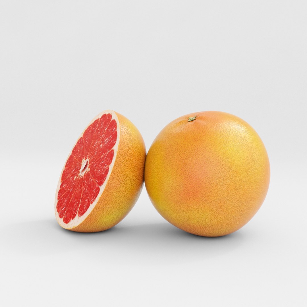 3D Grapefruit Fruit Model - TurboSquid 1552929