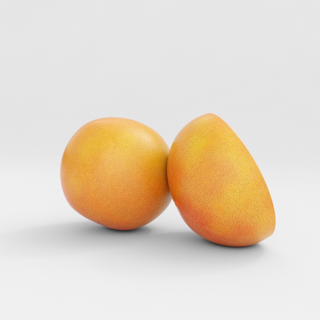 3D Grapefruit Fruit Model - TurboSquid 1552929