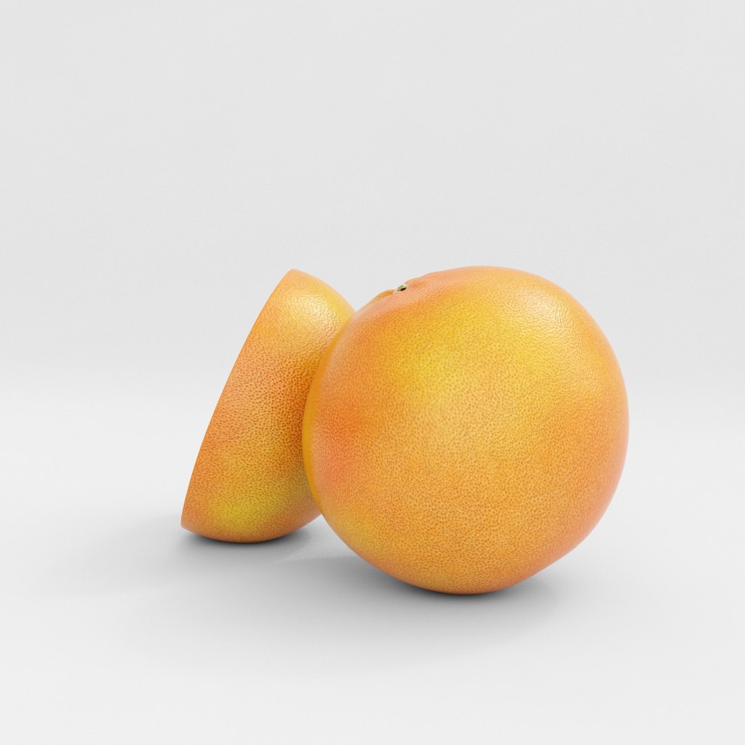 3D Grapefruit Fruit Model - TurboSquid 1552929