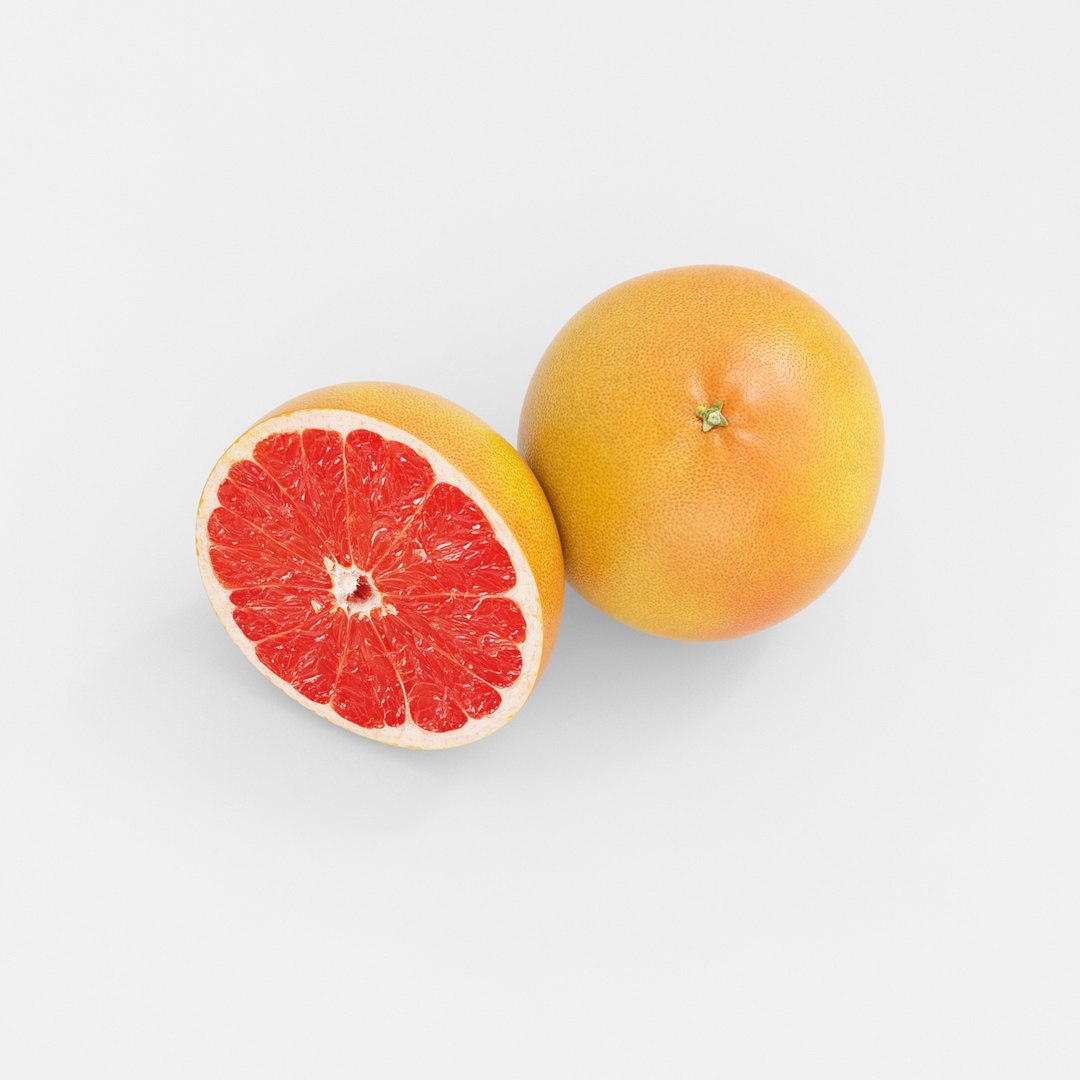 3D Grapefruit Fruit Model - TurboSquid 1552929